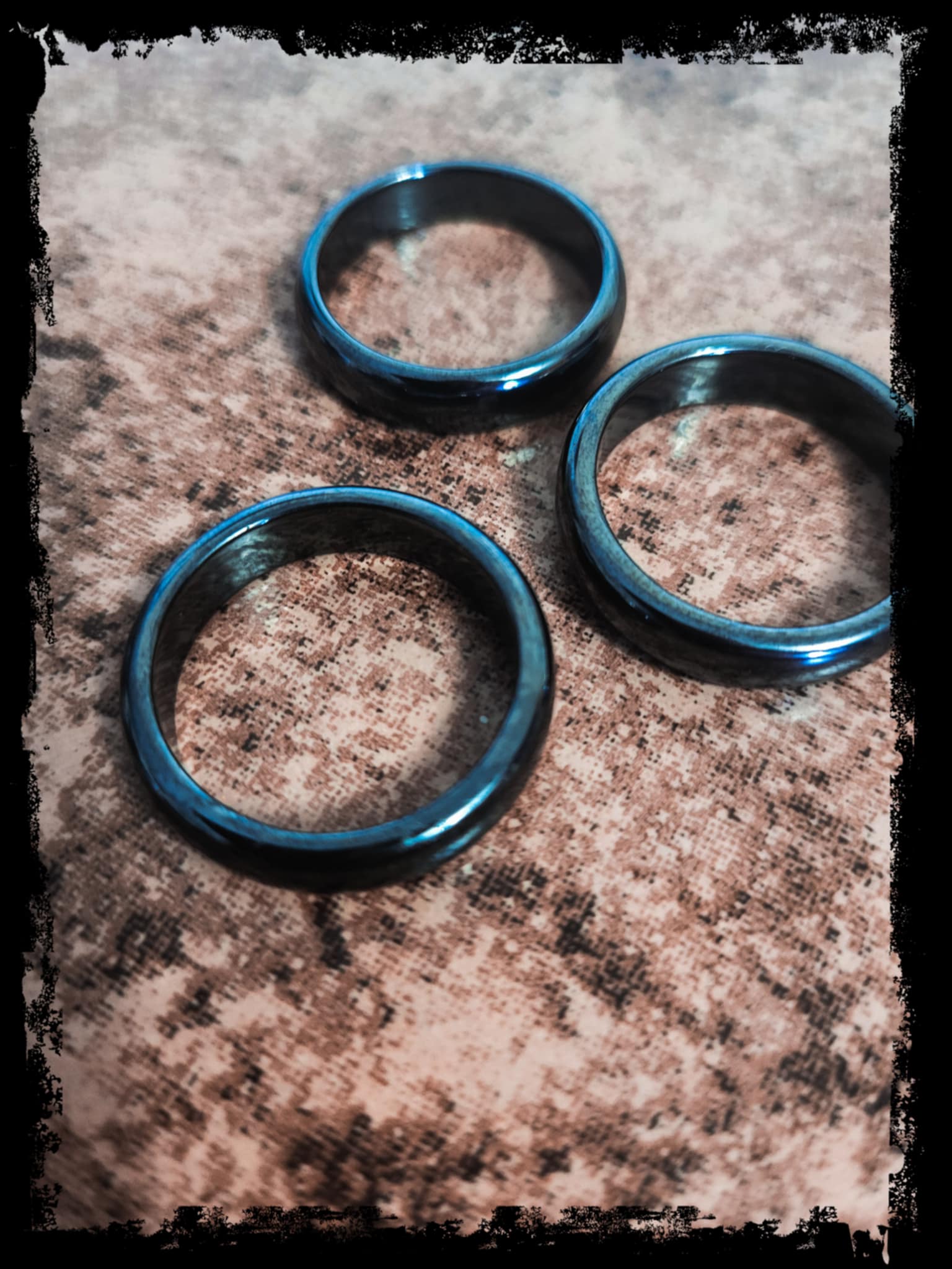 Hematite Rings, Med & Large – Sea Siren's Charms